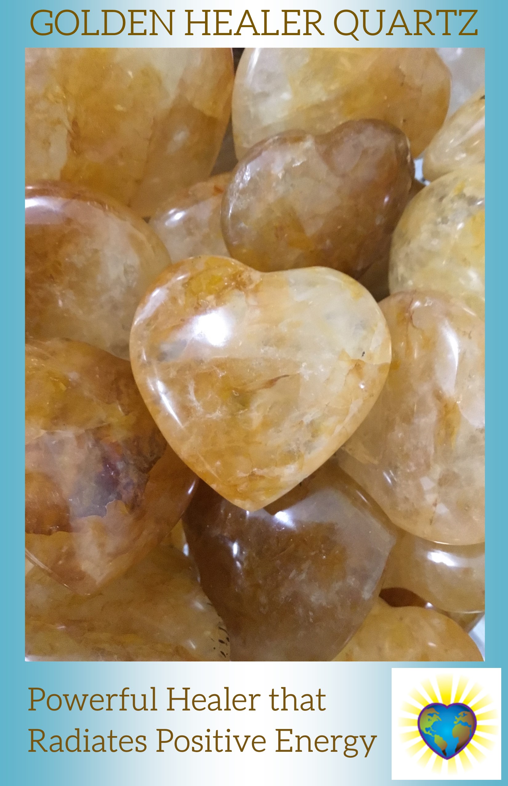GOLDEN HEALING QUARTZ... POWERFUL ENERGIES deserve a POWERFUL STONE ...